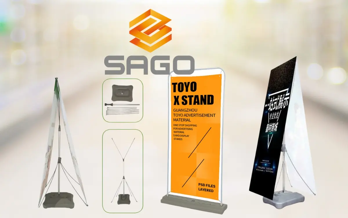 standee đế nước, standee ngoài trời cho năm 2024 - Sago Print